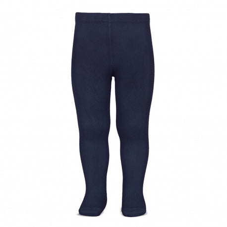 Cóndor Plain Stitch Basic Tights - Navy Blue – Little Treads