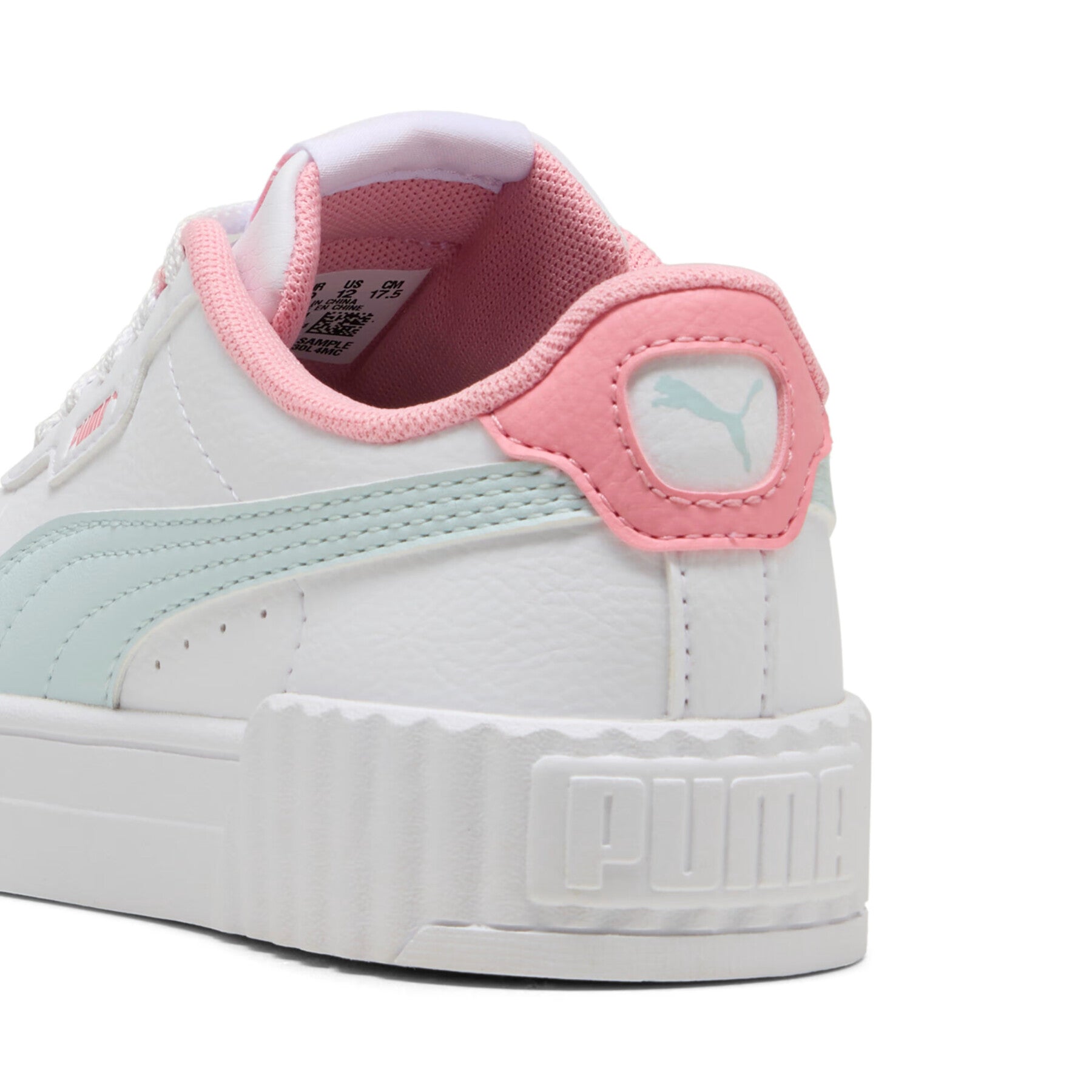 Puma Carina 3.0 V Inf Sneaker - White/Sea Glass – Little Treads